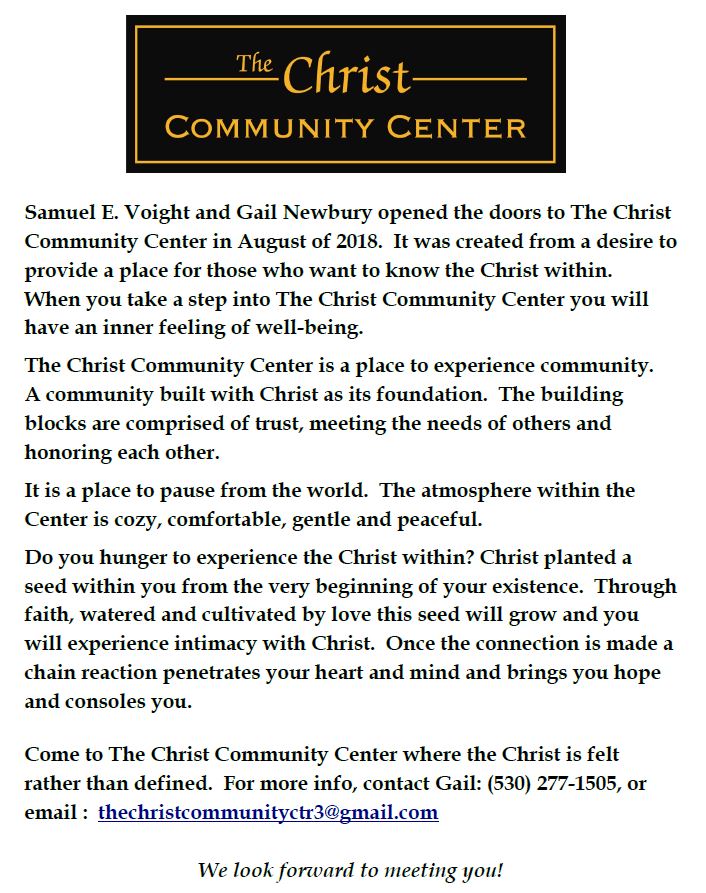 Who We Are | The Christ Community Center